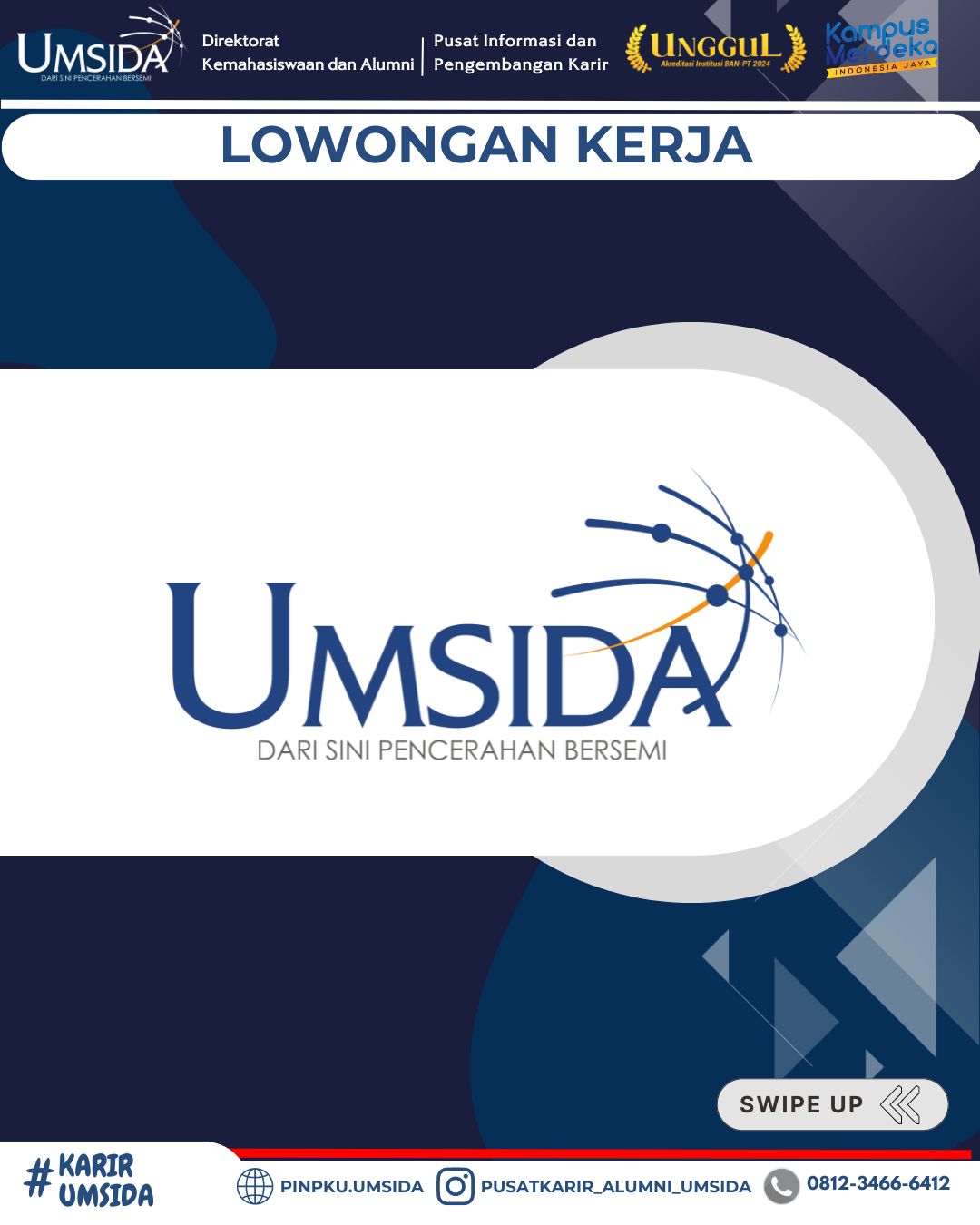 Lowongan Kerja – Pusat Informasi & Pengembangan Karir